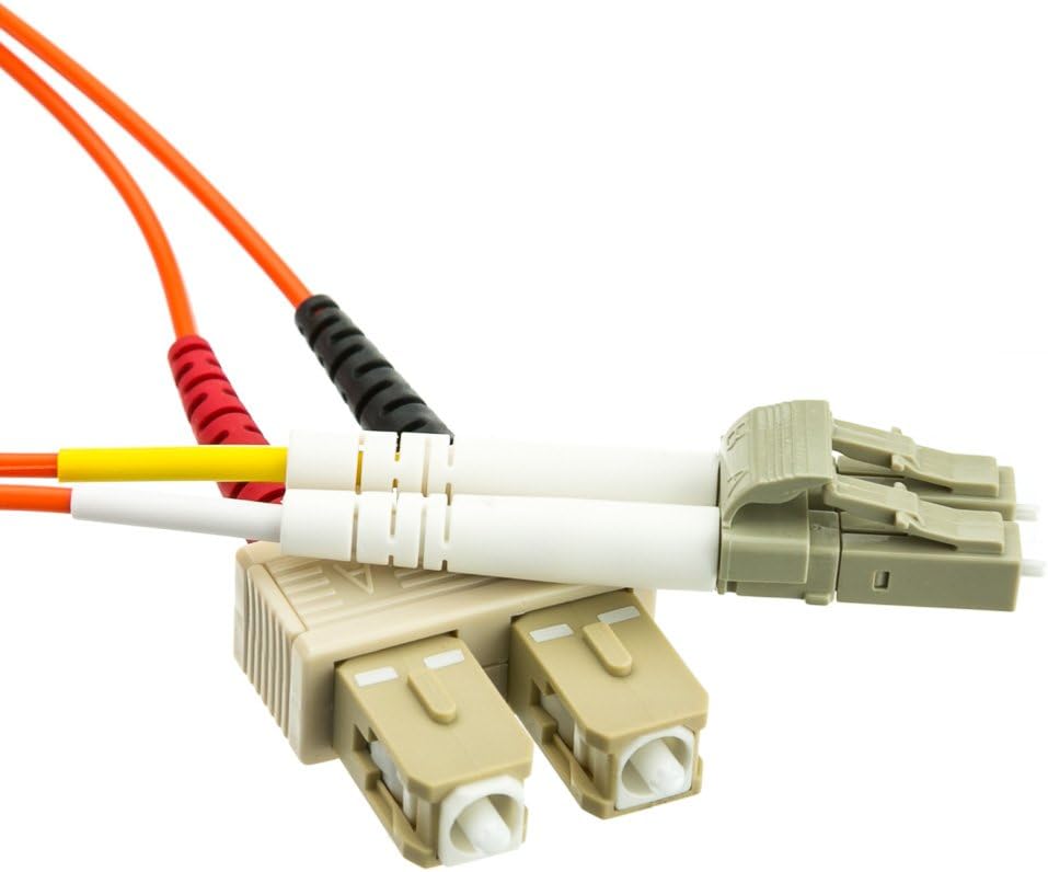 Amazon.com: CableWholesale Fiber Optic Cable, 2 Meter (6.6 feet) LC to ...