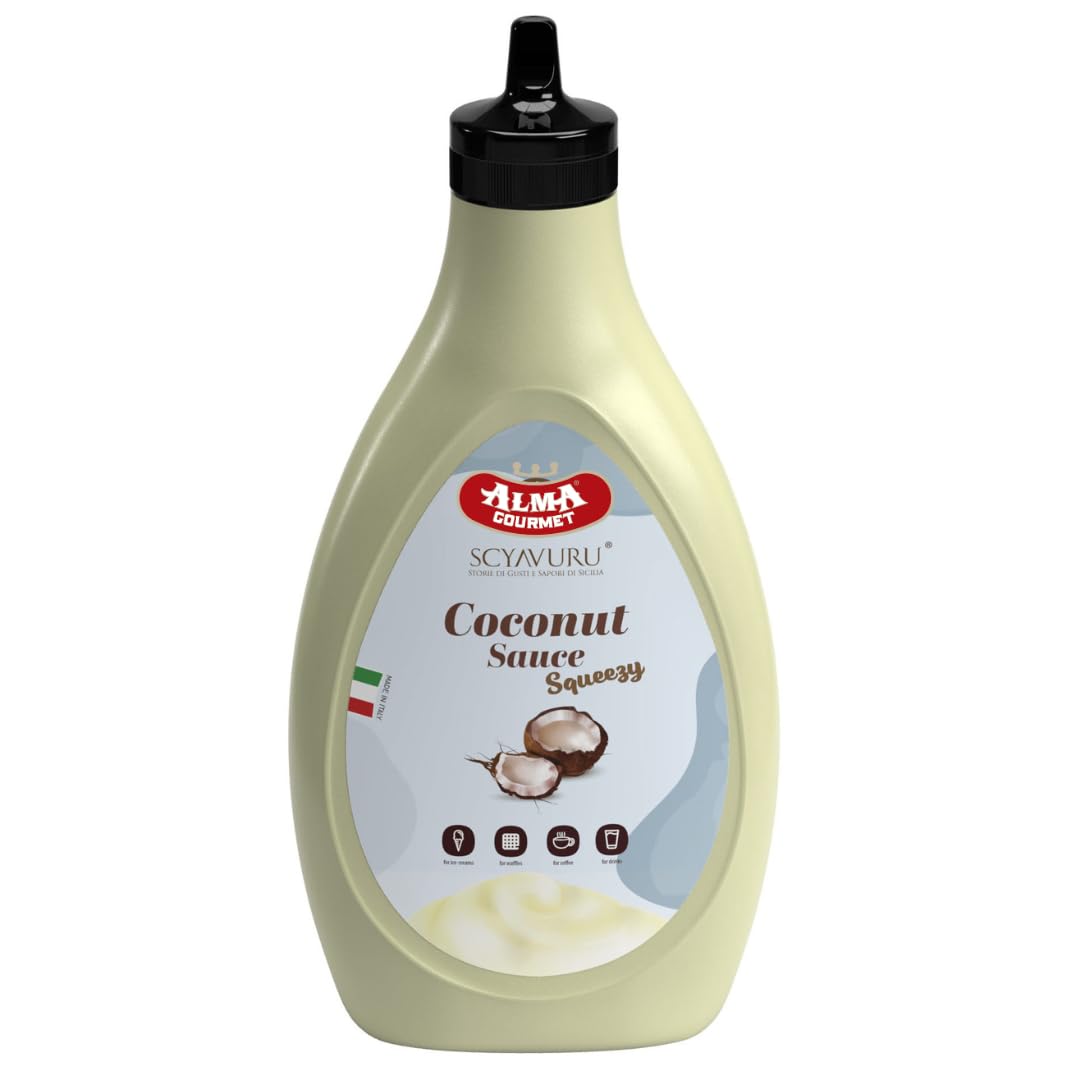 Amazon.com : Alma Gourmet Coconut Topping Sauce Imported From Italy ...