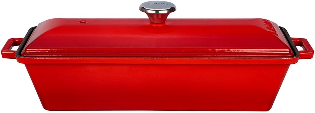 Lava Cookware Signature Enameled Cast-Iron Bread/Terrine Pot, 3x10 ...