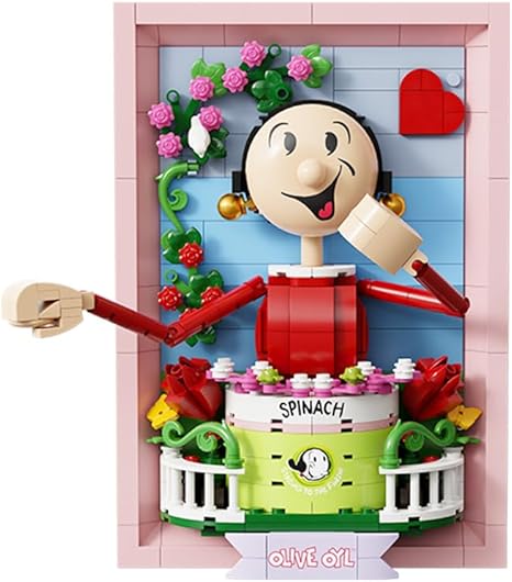 Amazon.com: PANTASY Popeye Olive OYL 3D Art - Quirky and Charming ...