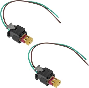Amazon.com: The Lord of the Tools 2Pcs 2 Pin Car Prewired Connector ...
