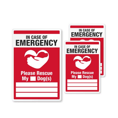 SmartSign by Lyle LB-4168-PM-6x9.5 Pet Rescue Label Set, Capacity ...