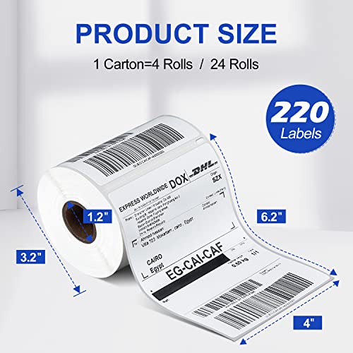 Snapklik.com : Methdic 4 6 Thermal Shipping Labels For USPS, UPS, FedEx ...