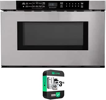 Amazon.com: Sharp SMD2440JS 24 inch 1.2 cu. ft. Built-In Stainless ...