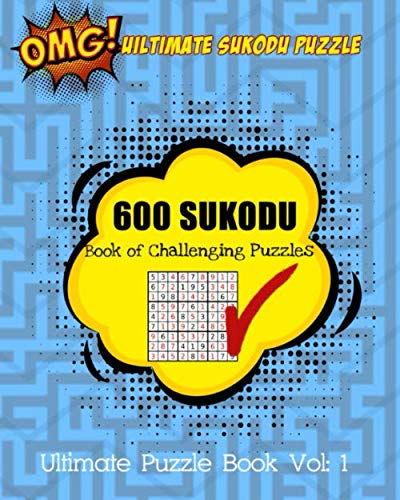 Ultimate Sudoku: 600 Challenging Puzzles: Vol 1 :Boost your brain power ...