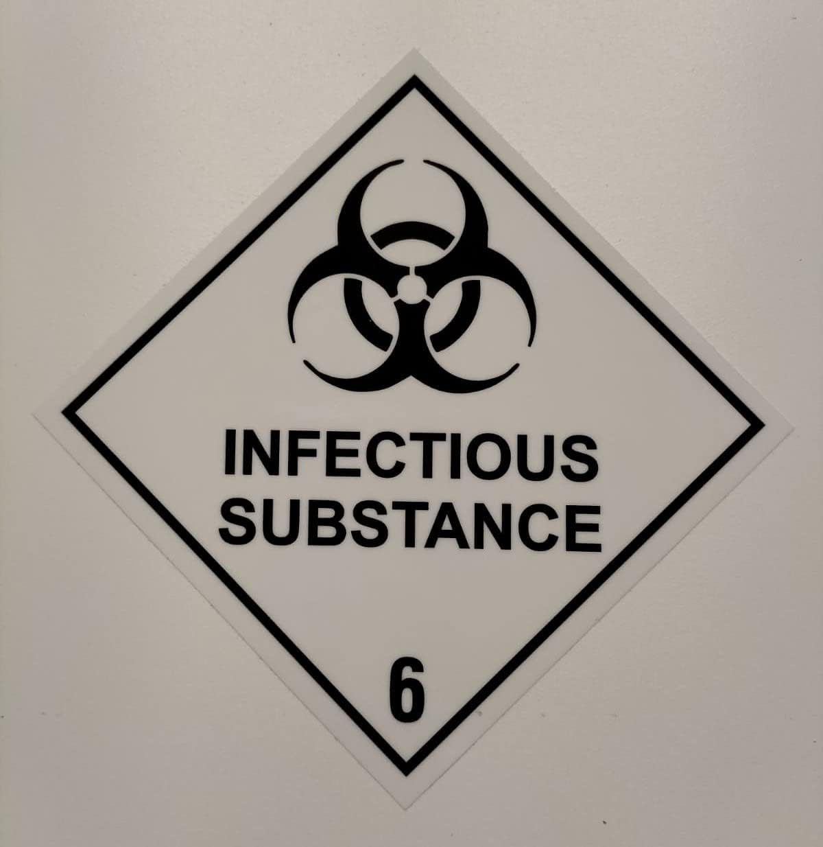 Dangerous Substance Labels Infectious Substance Safety Sign - Self ...