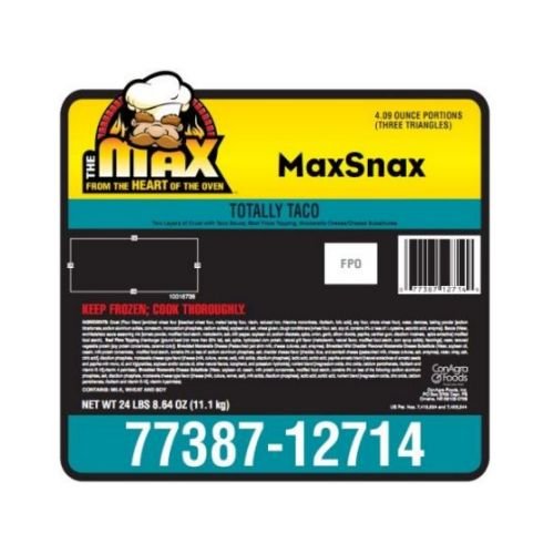 Amazon.com: The Max Whole Grain Totally Taco Snax, 4.09 Ounce Portion ...