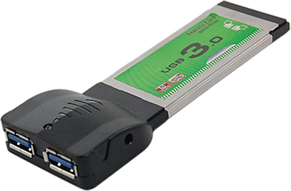 Amazon.com: Qtqgoitem Laptop 34mm to 2 Ports USB 3.0 Express Card ...