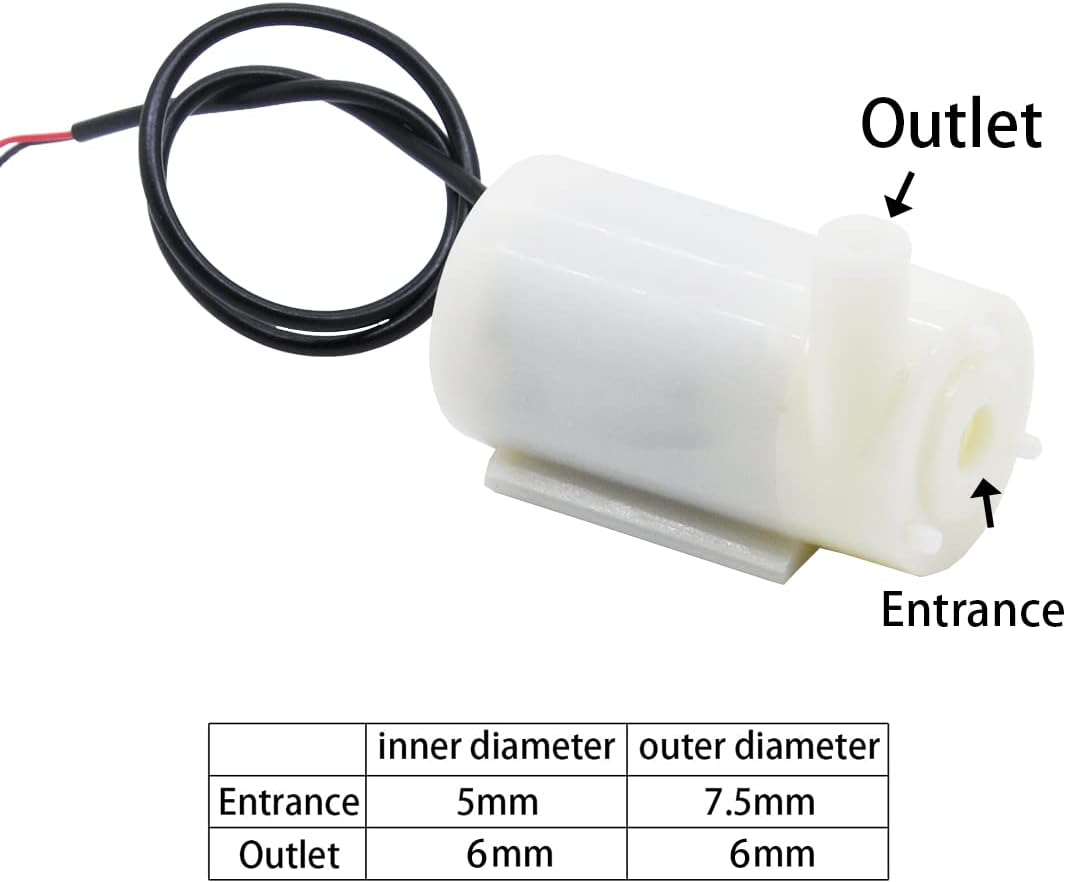 Gikfun DC 2.5V-6V Micro Submersible Mini Water Pump Morocco | Ubuy