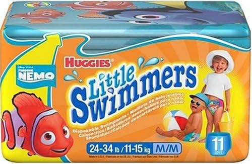Huggies Little Swimmers Disposable Swimpants, Nemo & Tigger, Medium, 11 ...