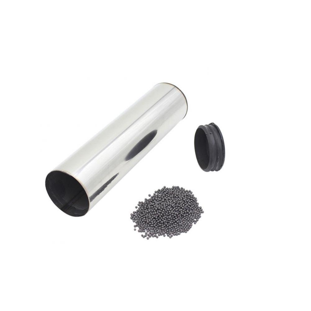 Amazon.com: Portable Stainless Steel Cylinder Sand Shaker Rhythm ...