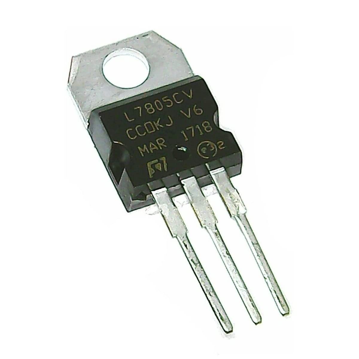 IC L7805CV Voltage Regulator Output 5V 1.5A Integrated Circuits L7805 ...