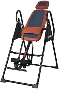 Amazon.com: Deluxe Inversion Table with Adjustable Head Pillow & Lumbar ...