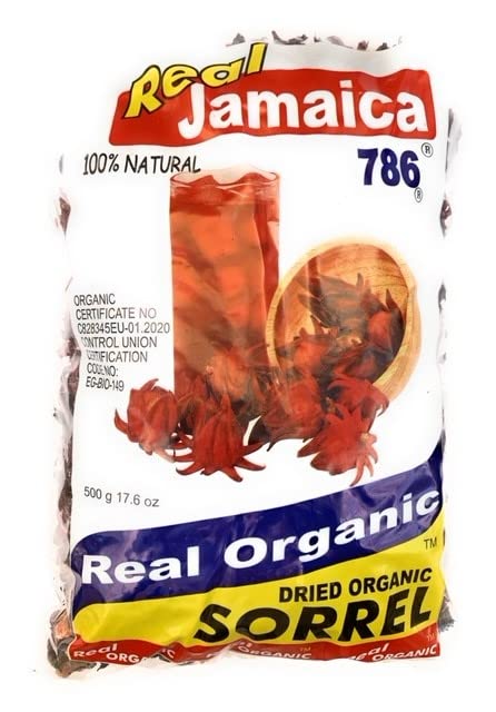 Amazon.com : Real Jamaica 100% Natural Dried Organic Sorrel 500g ...
