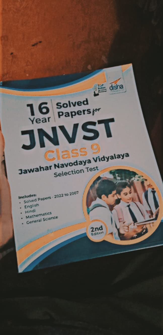Buy 16 Year Solved Papers for JNVST Class 9 Jawahar Navodaya Vidyalaya ...
