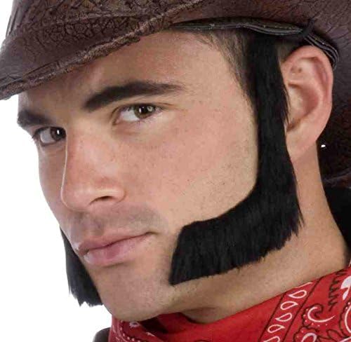 Amazon.com: Forum Novelties Men's Novelty Lamb Chop Sideburns, Black ...