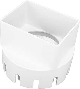 Amazon.com : Square Gutter Downspout Adapter, with Standard Size, 3x4 ...
