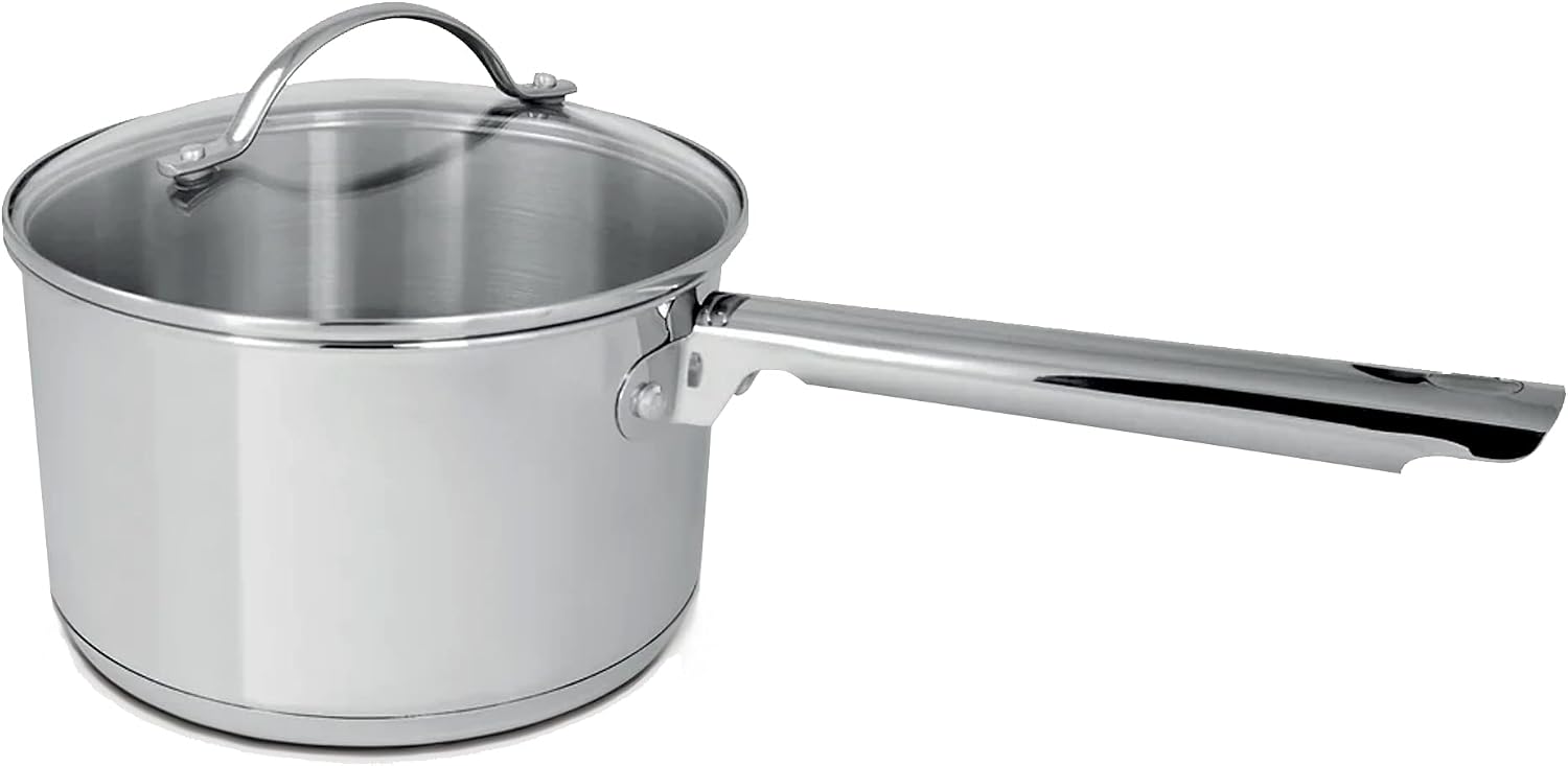 Amazon.com: Cuisinox Deluxe Stainless Steel Covered Saucepan with ...