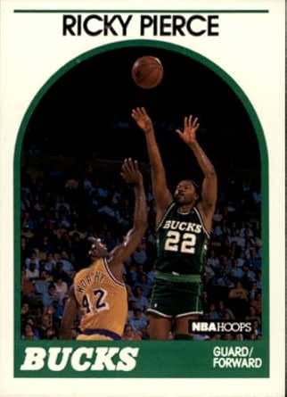 Amazon.com: 1989-90 Hoops #212 Ricky Pierce NBA Basketball Trading Card ...