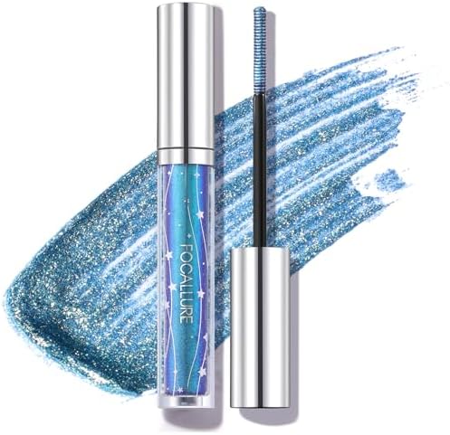 Amazon.com : FOCALLURE Star Drifter Glitter Mascara Topper, Long ...