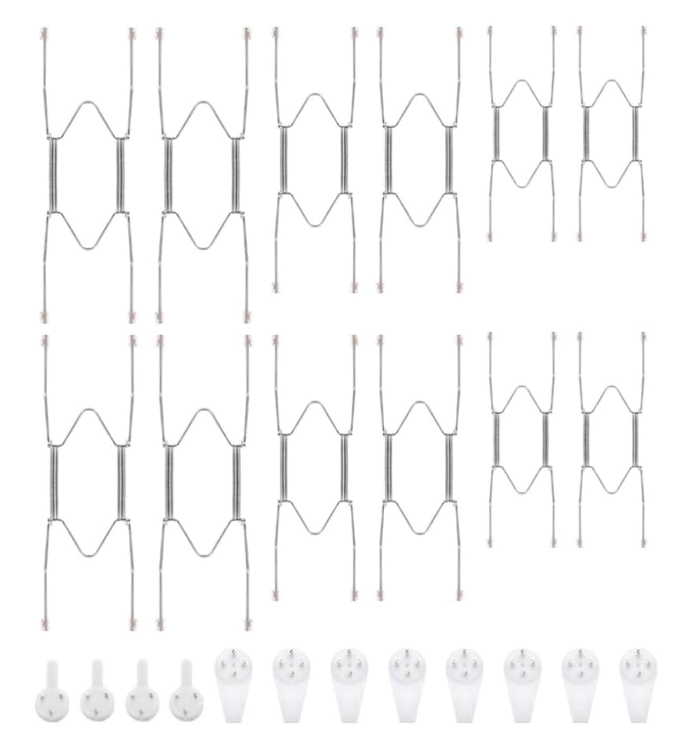 Amazon.com: Bilillo 12 Pieces Stainless Steel Plate Hangers for the ...