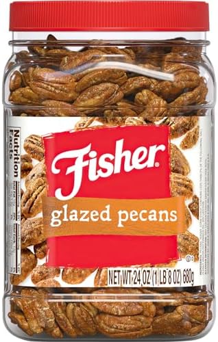 Amazon.com : Fisher Snack Glazed Pecans Candied, 24 oz (Pack of 1 ...