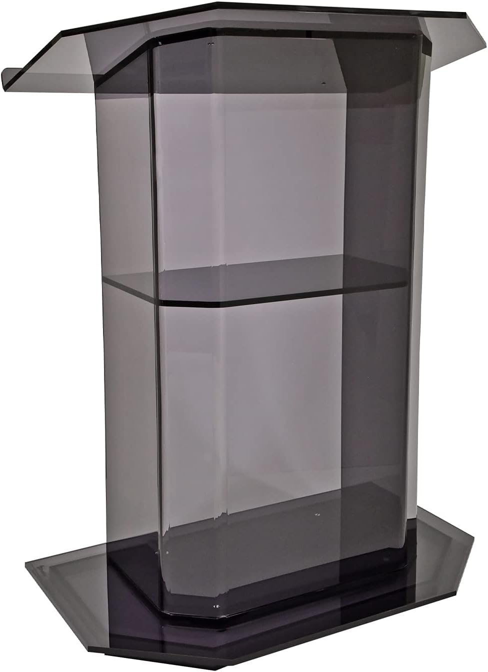 Amazon.com : Kingdom KLBFG Large Majestic Smoky Acrylic Lectern with a ...