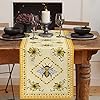Amazon.com: Bee Table Runner 70 Inches Long,Farmhouse Yellow Daisy ...
