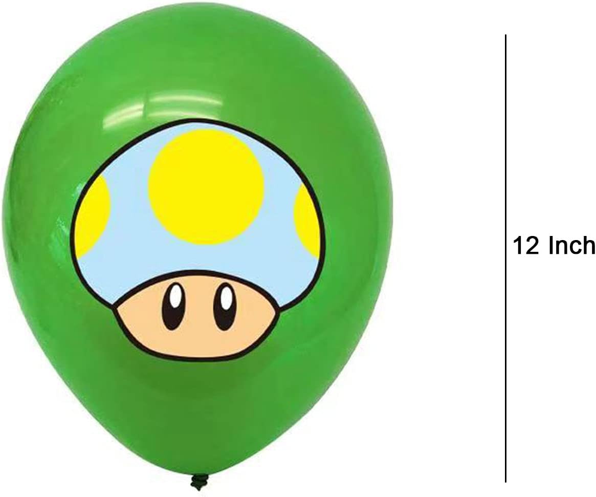 24 Pcs Super Mario Balloons Mario Bros Balloons for Birthday Party ...