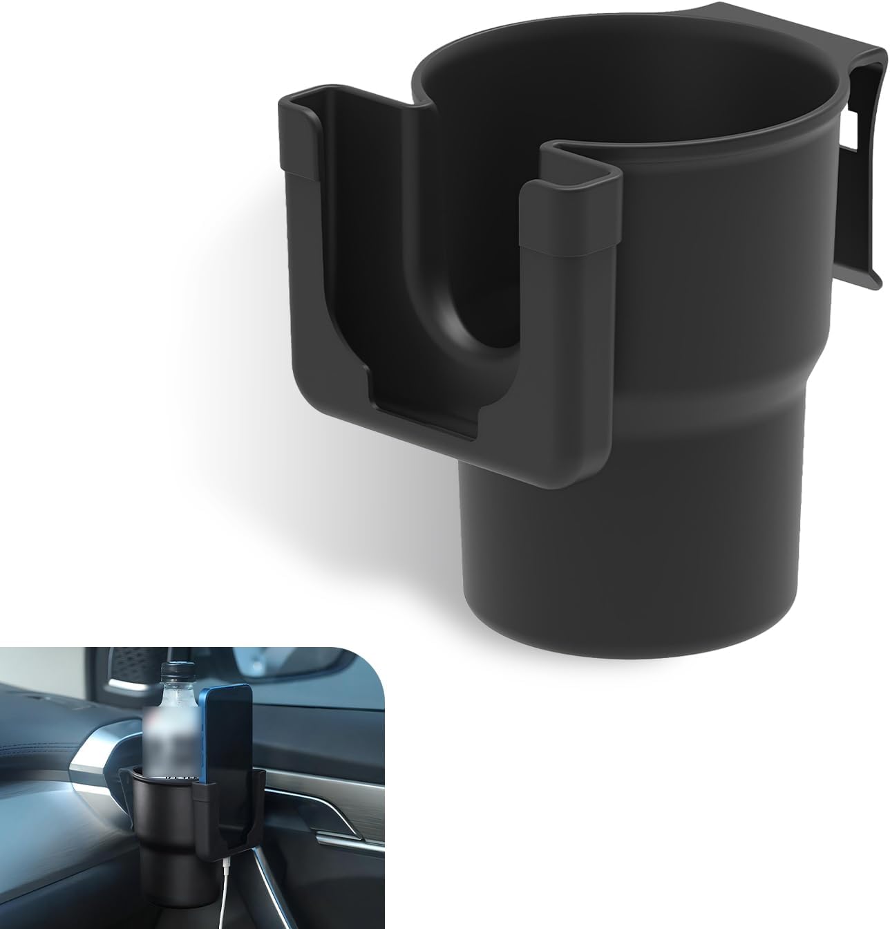 Amazon.com: gunroil 1 PC DM-142 Car Cup Holder Hook, 2-in-1 Mobile ...