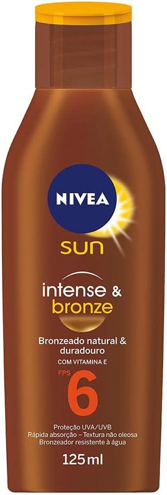 Loção Bronzeadora NIVEA SUN Intense & Bronze FPS6 125ml, Nivea | Amazon ...