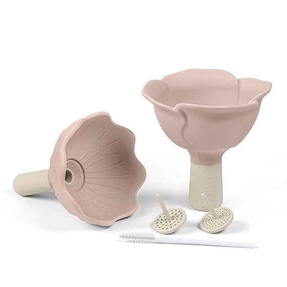 Amazon.com: Haakaa Silicone Flower Funnel Set – Dual-Size Silicone ...