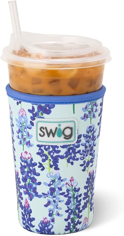Amazon.com: Swig Life Medium Iced Cup Coolie, Standard 22oz Iced Coffee ...