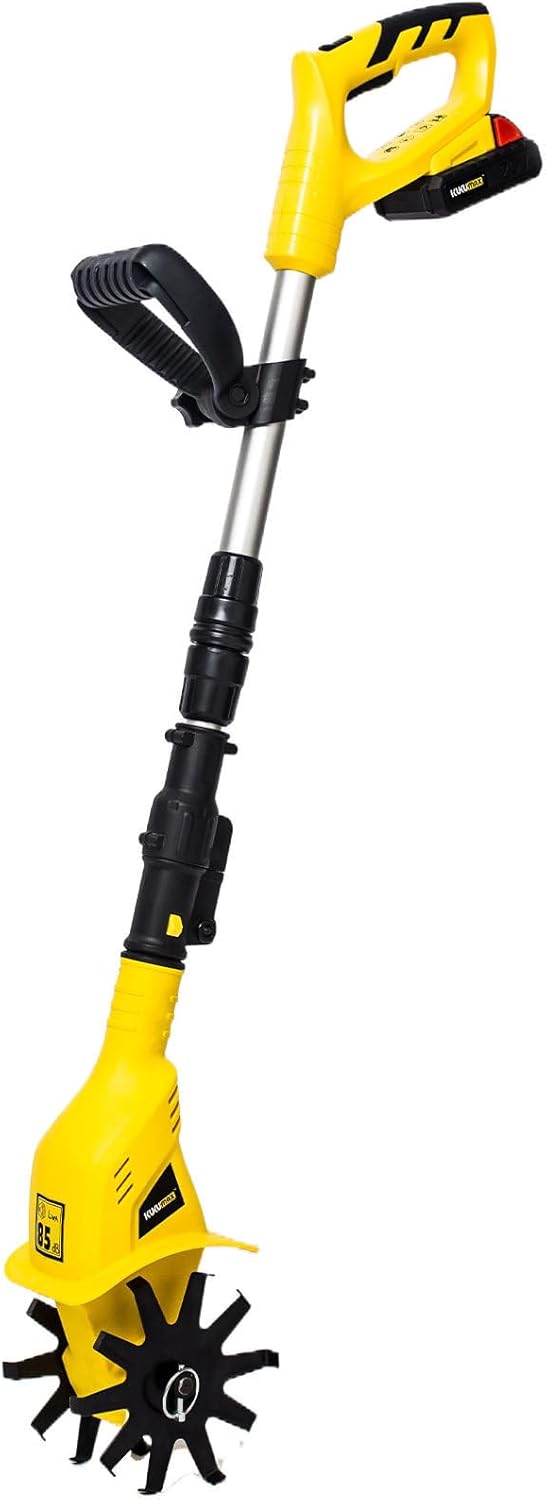 Amazon.com : Cordless Mini Tiller Cultivator, Handheld Tiller ...