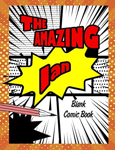 Amazon | The Amazing Ian: Pop Comic Blank Writing Book | Cole, Rob ...