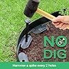 Amazon.com : Landscape Edging Border 33 FT with 40 Spikes, 1.8" Tall No ...