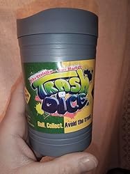 Amazon.com: Big Discoveries Trash Dice - Fast-Paced Family Dice Game | Exciting 2-Player Board ...