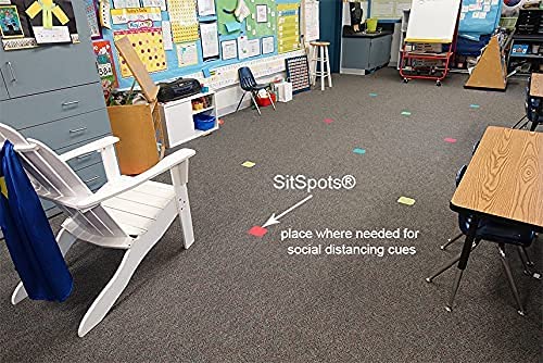 SitSpots® Classroom Circle Floor Dots | The Original Sit Spots for Your ...