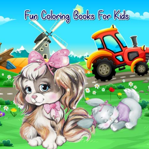 Fun Coloring Books For Kids: Animals Coloring Pages & Inspirational ...