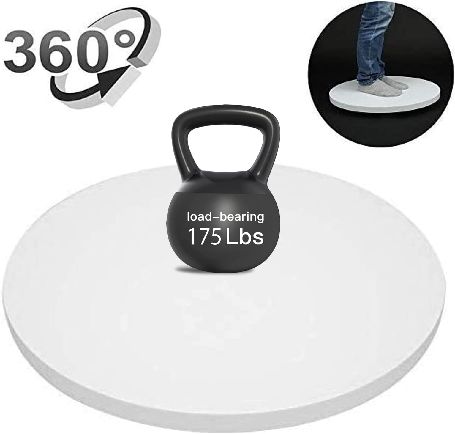 Amazon.com: PRABOS Motorized Rotating Display Stand 360° Electric ...