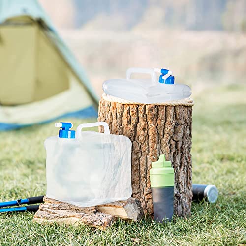 Folding Canister, Foldable Water Container with Tap, Tap, Screw Lid ...