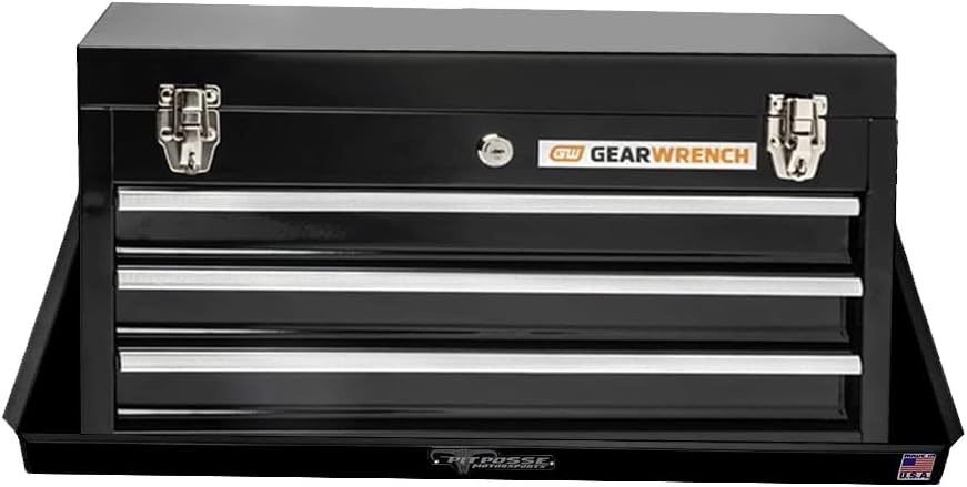 Amazon.com: Pit Posse 540BK Tool Box Storage Holder Tray Shelf Aluminum ...