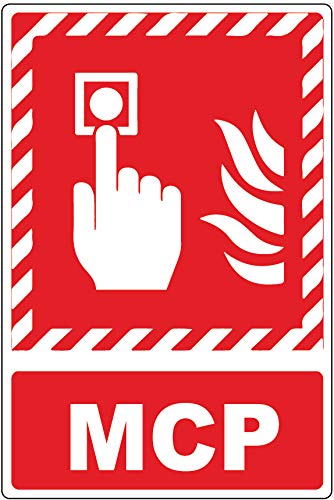 VVWV MCP Sign Sticker for Wall Printed Waterpoof Stickers Size L X H 20 ...