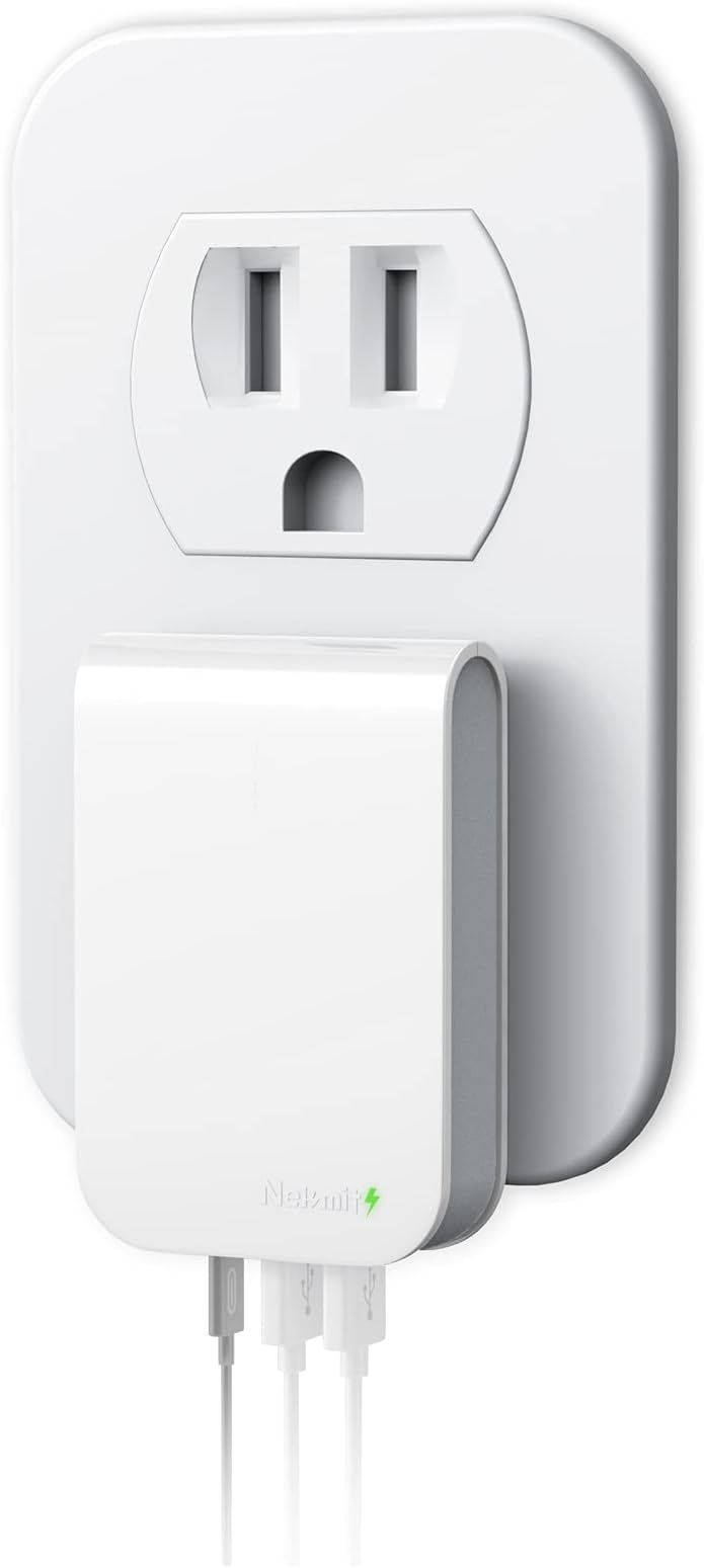 Amazon.com: Nekmit USB C Charger, Thin Flat 52W 4-Port Fast Wall ...
