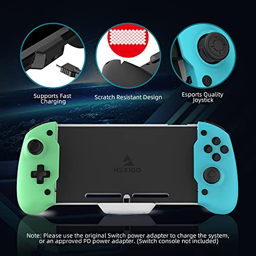 Snapklik.com : NexiGo Gripcon Switch Controller For Handheld Mode, Ergonomic Controller For ...
