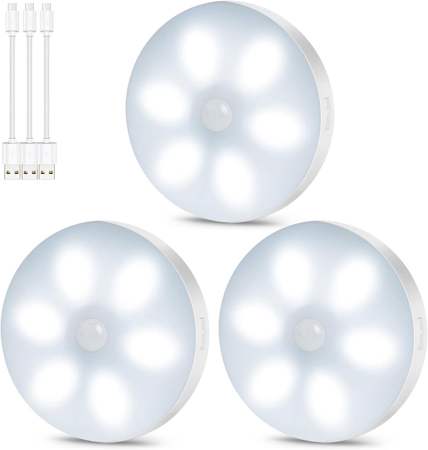 Cobiz LED Motion Sensor Light - LED Cabinet Light with Motion Sensor, 3 ...