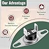 Amazon.com: Dreyoo 2 Pcs Thermal Fan Switch for Fireplace Blower ...