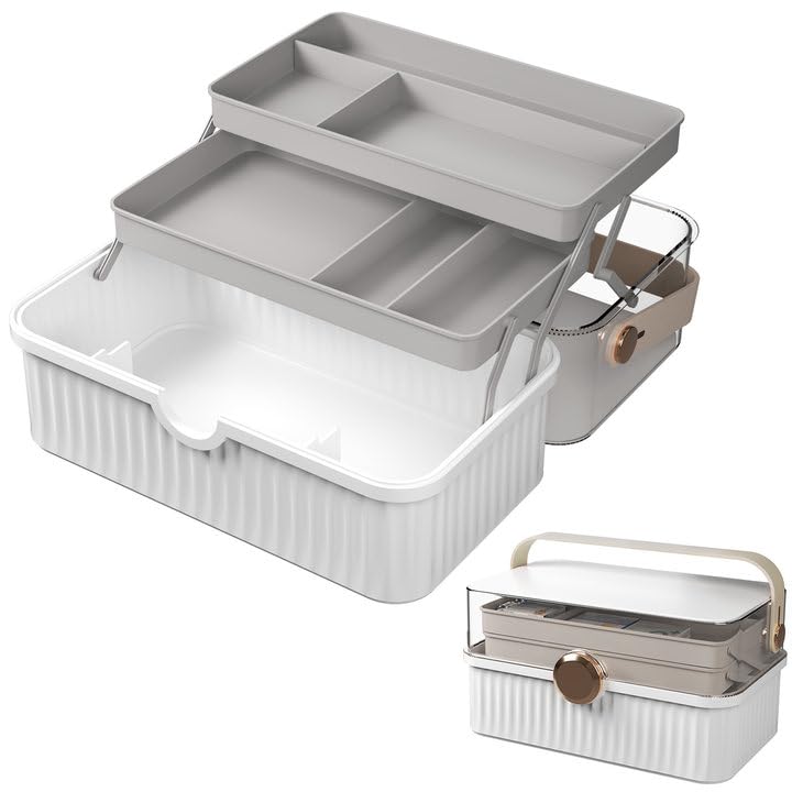 Snapklik.com : Three-Layer Multipurpose Storage Box