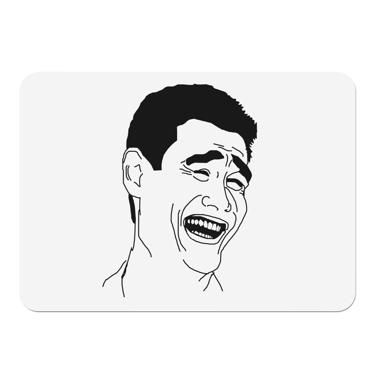 Yao Ming Troll T Shirt Homme Col Rond Gris Yao Ming Meme Troll Face