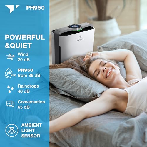 Turonic PH950 - Air Purifier And Humidifier Combo, Large Room Air ...